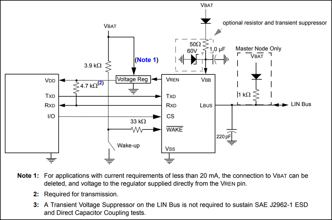 MCP2003B LIN-Transceiver - Microchip Technology | Mouser