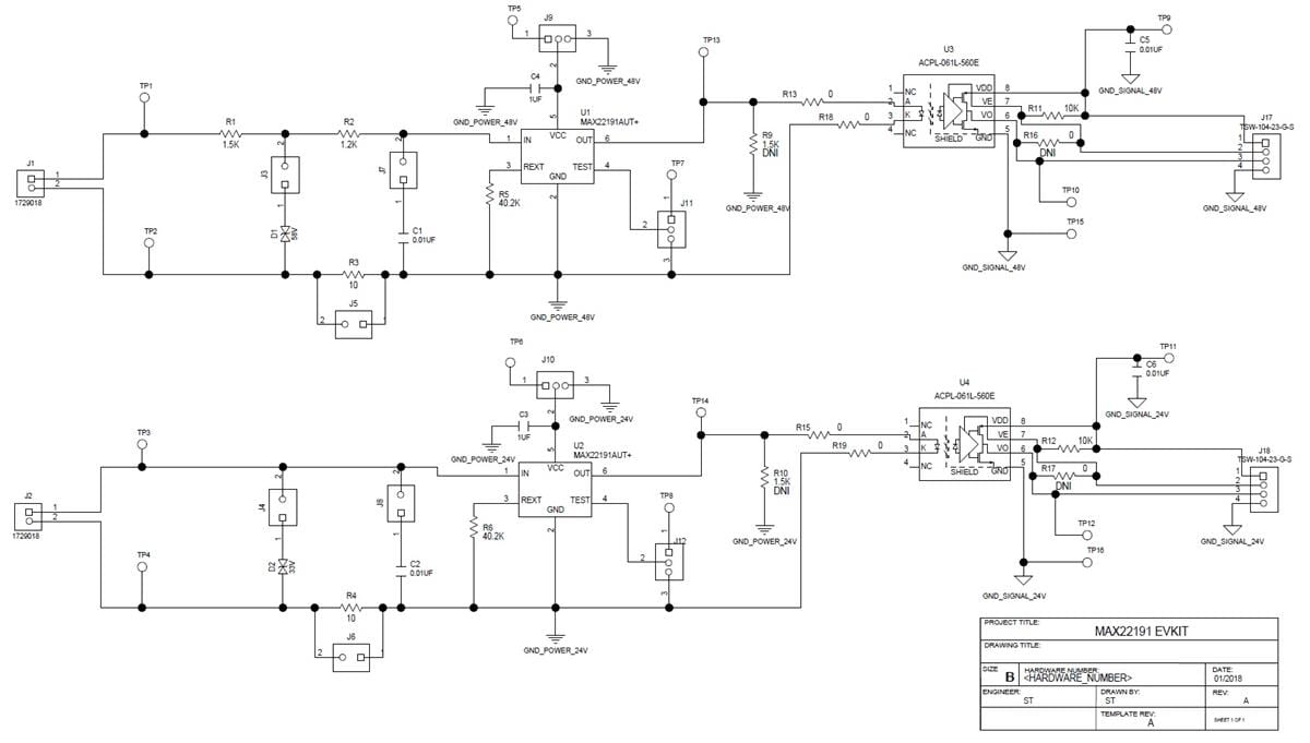 MAX22191 Evaluierungskit - Analog Devices / Maxim Integrated | Mouser