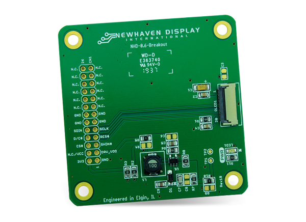 Color OLED Breakout Boards - Newhaven | Mouser