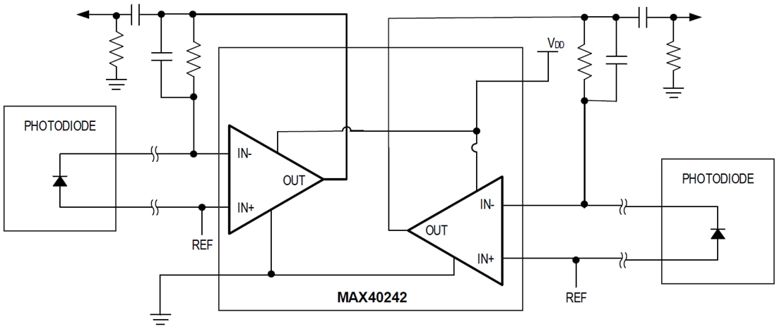 MAX40242 Dualer Operationsverstärker - Analog Devices / Maxim Integrated | Mouser
