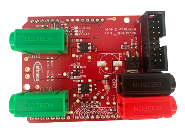 Motorsteuerungs-Abschirmung mit BTN7030-1EPA für Arduino - Infineon ...