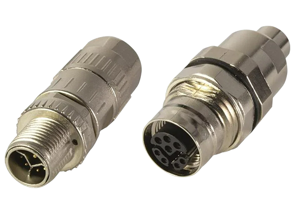 M12-Hybrid-Rundsteckverbinder mit Y-Kodierung - HARTING | Mouser