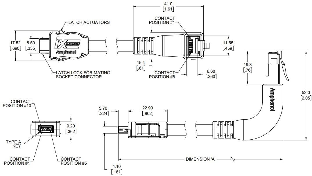 ND9-Baureihe ix Industrial Ethernet-Steckverbinder und -Kabelsätze ...