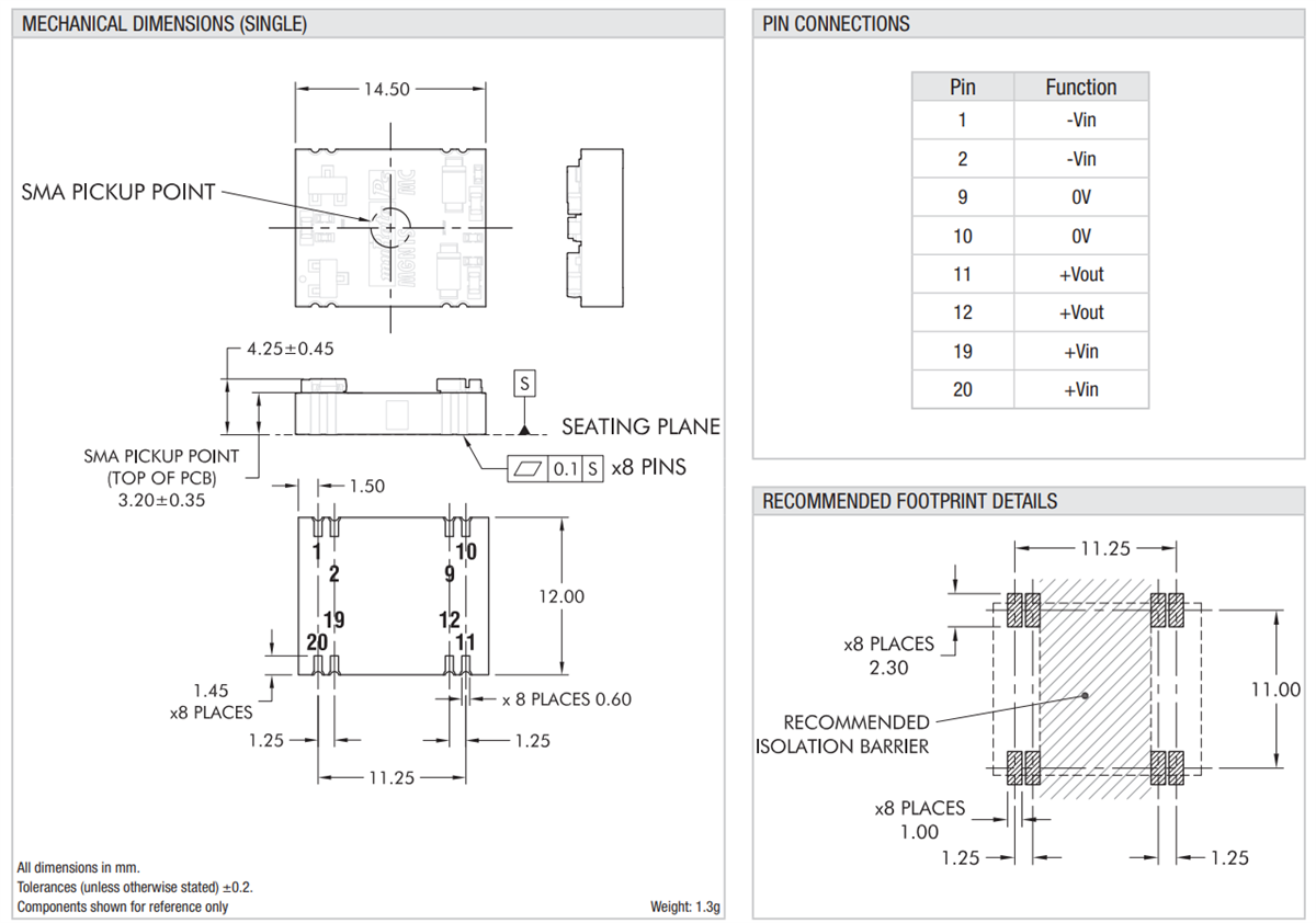 MGN1 DC/DC-Wandler - Murata | Mouser